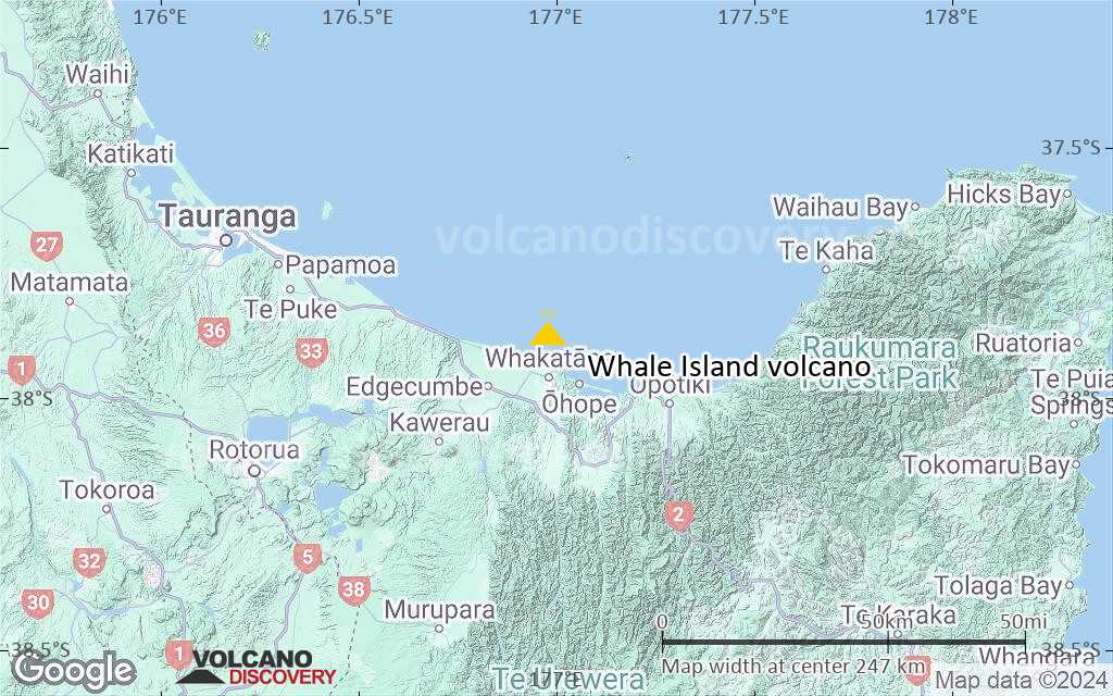Whale Island Vulkan, New Zealand - Information | VolcanoDiscovery