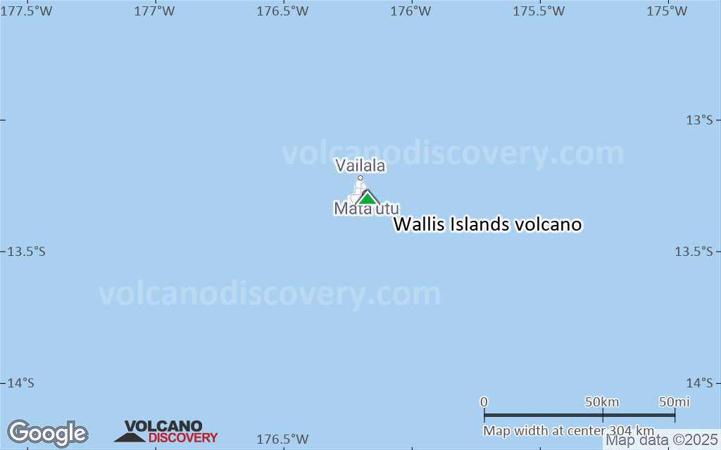Wallis Islands Vulkan, France, Southwestern Pacific Ocean - Information