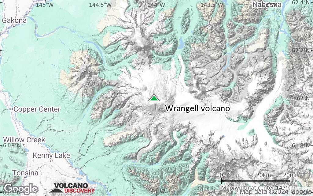 Wrangell Volcano, United States, Eastern Alaska - Facts & Information ...