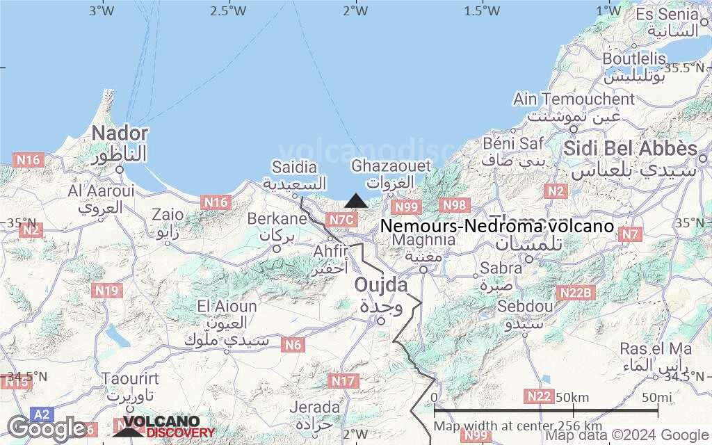 Nemours-Nedroma volcano (Algeria) facts & information | VolcanoAdventures