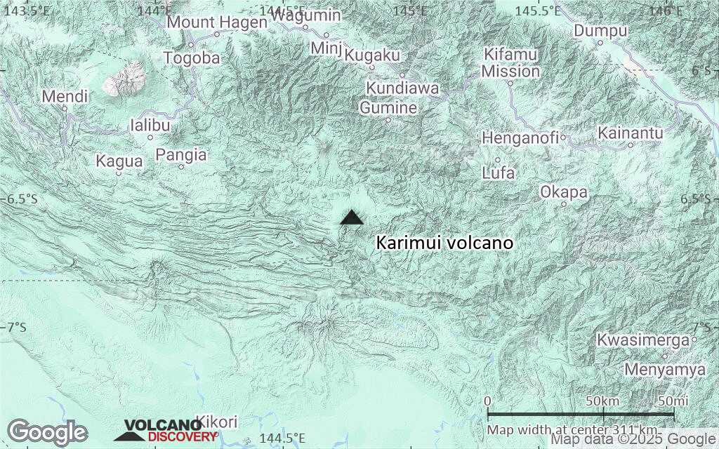 Karimui volcano (Papua New Guinea) facts & information | VolcanoDiscovery