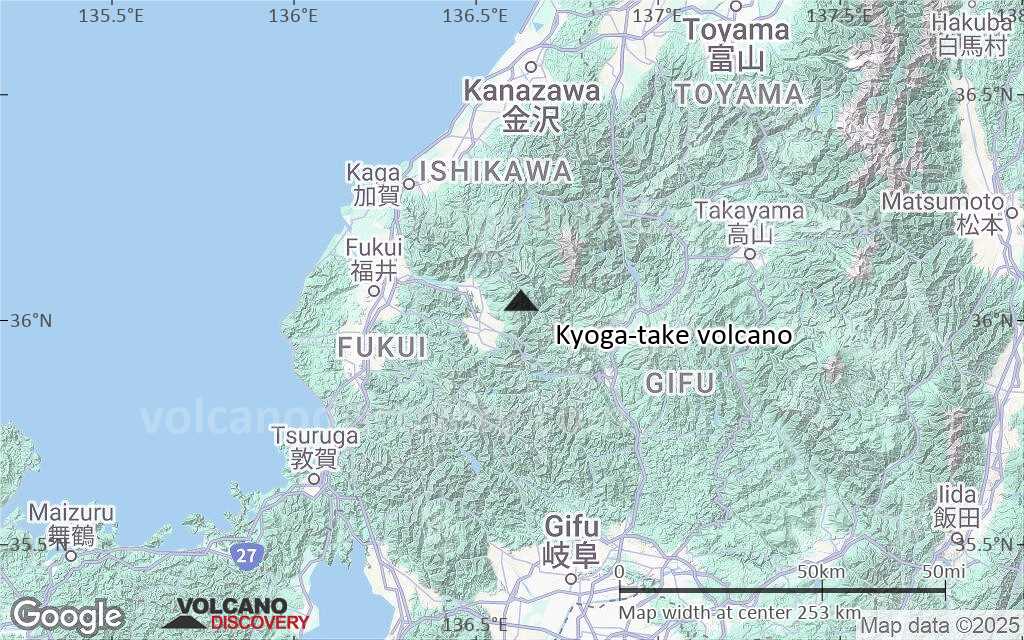 Kyoga-take volcano (Honshu, Japan) facts & information | VolcanoAdventures