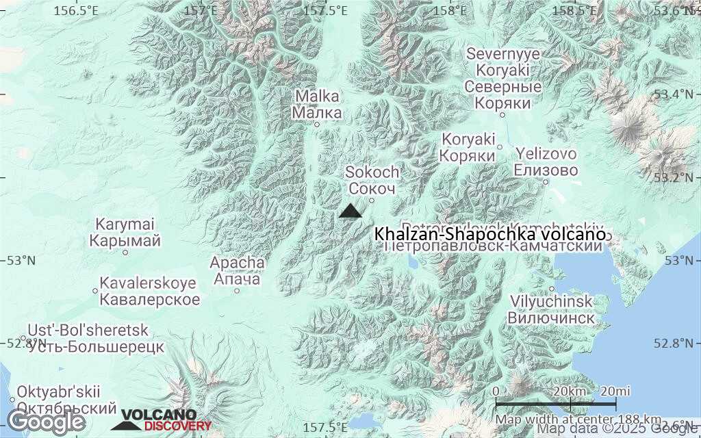 Khalzan-Shapochka volcano (Kamchatka Peninsula, Russia) facts & information