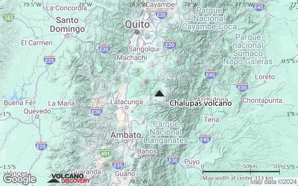 Chalupas volcano (Ecuador) facts & information | VolcanoDiscovery