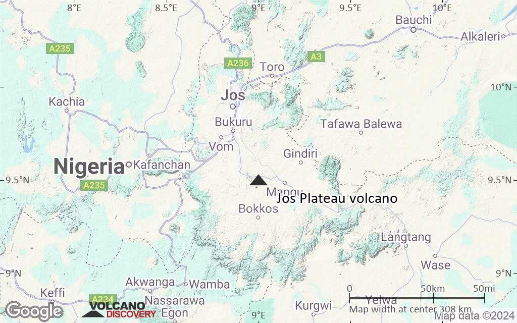 Jos Plateau volcano (Nigeria) facts & information | VolcanoAdventures