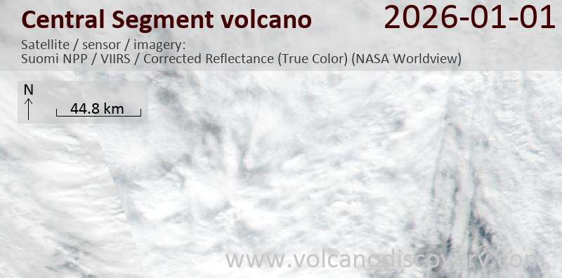 Dernières images satéllite du volcan Central Segment | VolcanoAdventures