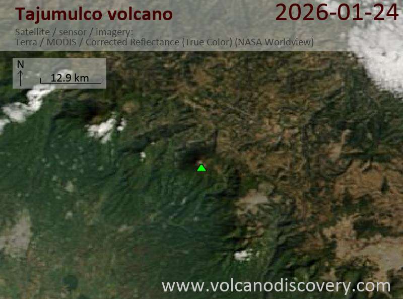 Latest Satellite Images of Tajumulco Volcano | VolcanoDiscovery