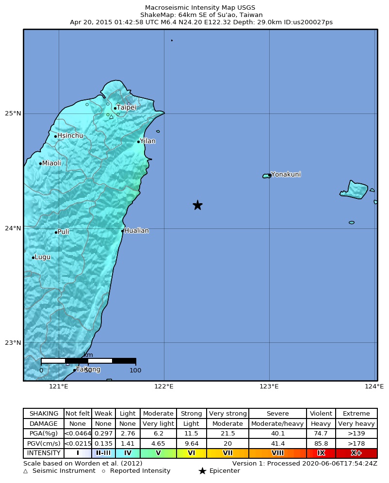 Very Strong Mag. 6.6 Earthquake - Philippine Sea, 64 km Southwest of ...