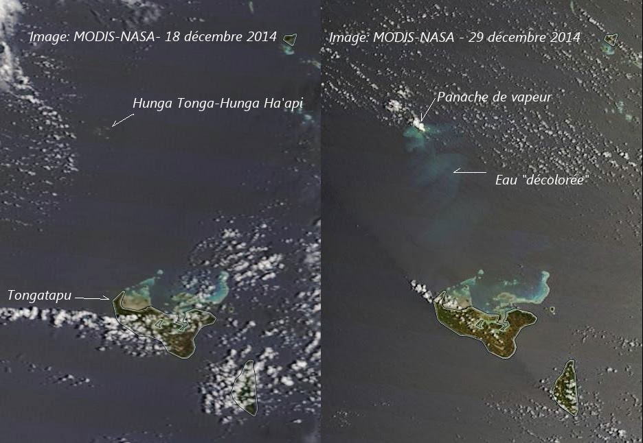 Hunga Tonga-Hunga Ha'apai volcano (Tonga Islands): new submarine eruption