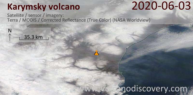 Volcanic Activity Worldwide 3 Jun 2020: Karymsky Volcano, Popocatépetl ...