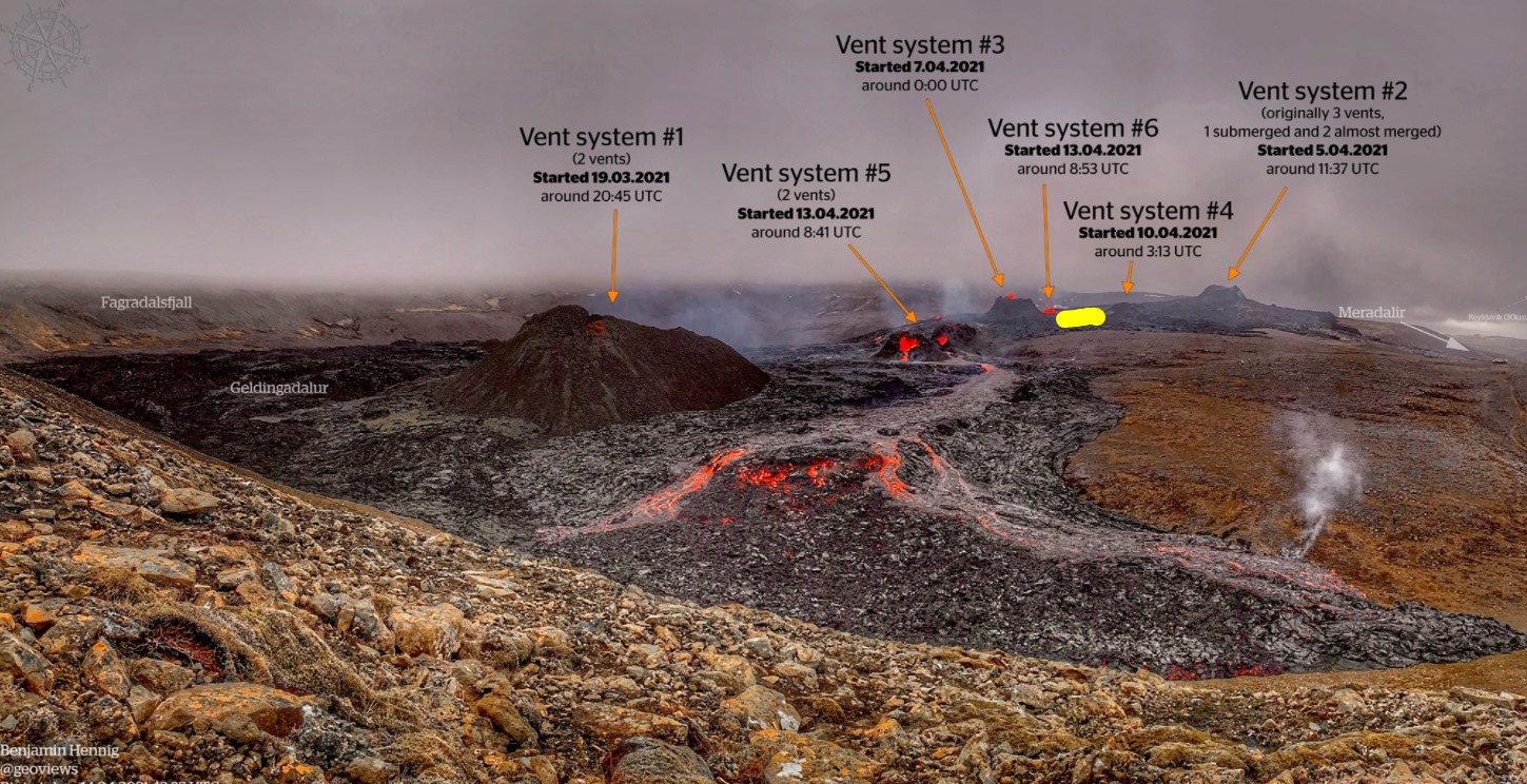 Fagradalsfjall Volcano (Reykjanes Peninsula, Iceland): new Fissure Vent ...