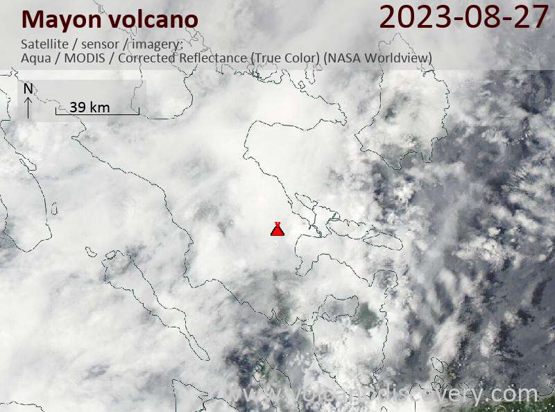 Mayon Volcano Volcanic Ash Advisory: ERUPTION AT 20230827/1235Z VA CLD ...