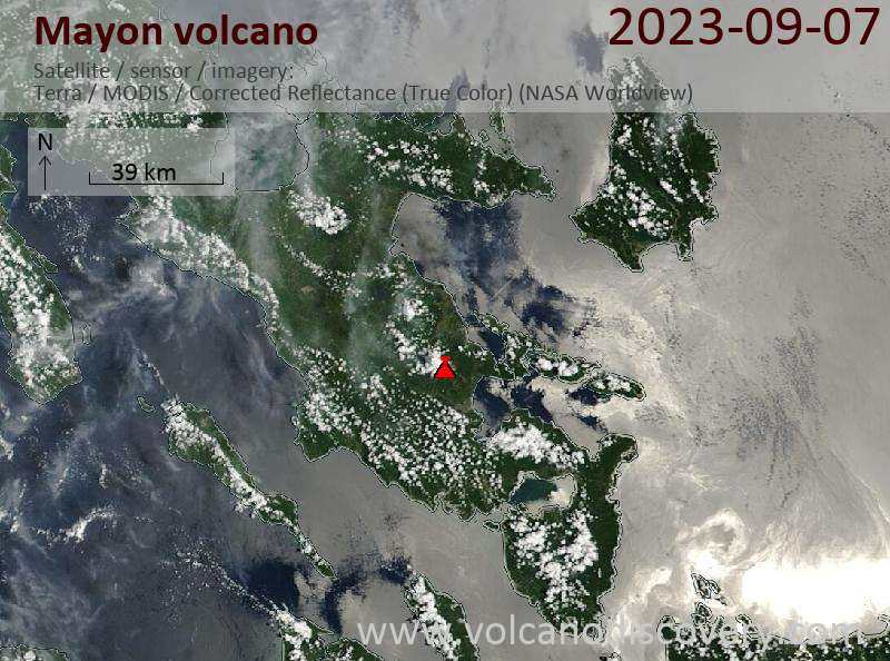 Mayon Volcano Volcanic Ash Advisory: ERUPTION AT 20230907/2052Z VA CLD ...