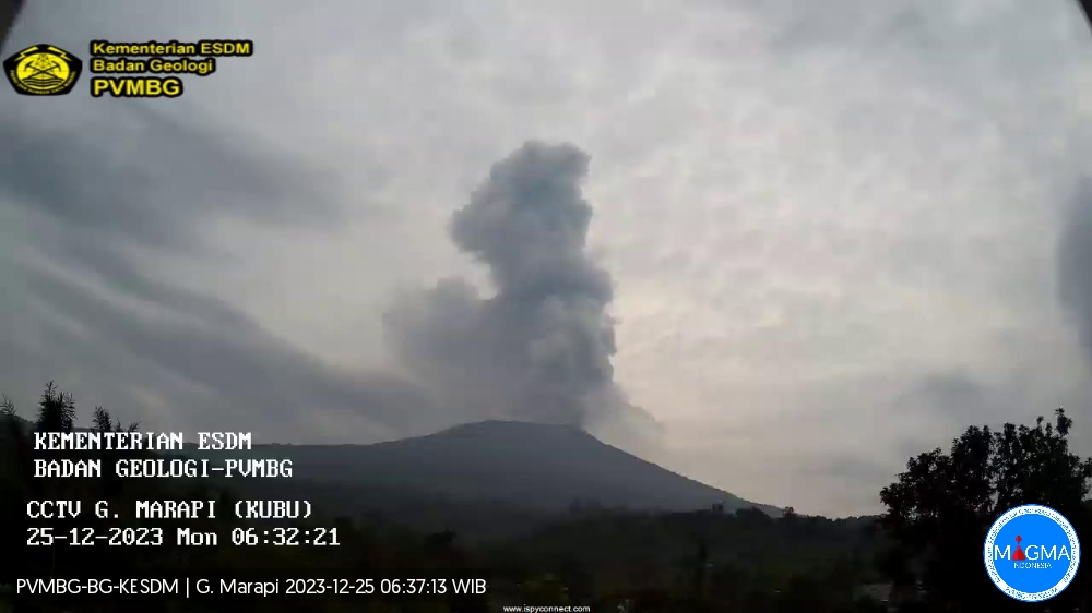 Marapi volcano (Western Sumatra): eruptions persist | VolcanoDiscovery