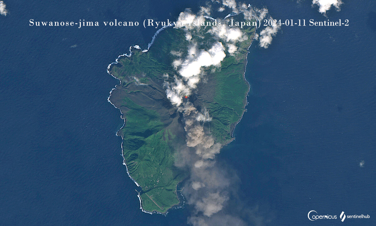 Volcanic Activity Worldwide 12 Jan 2024: Santiaguito Volcano, Fuego ...