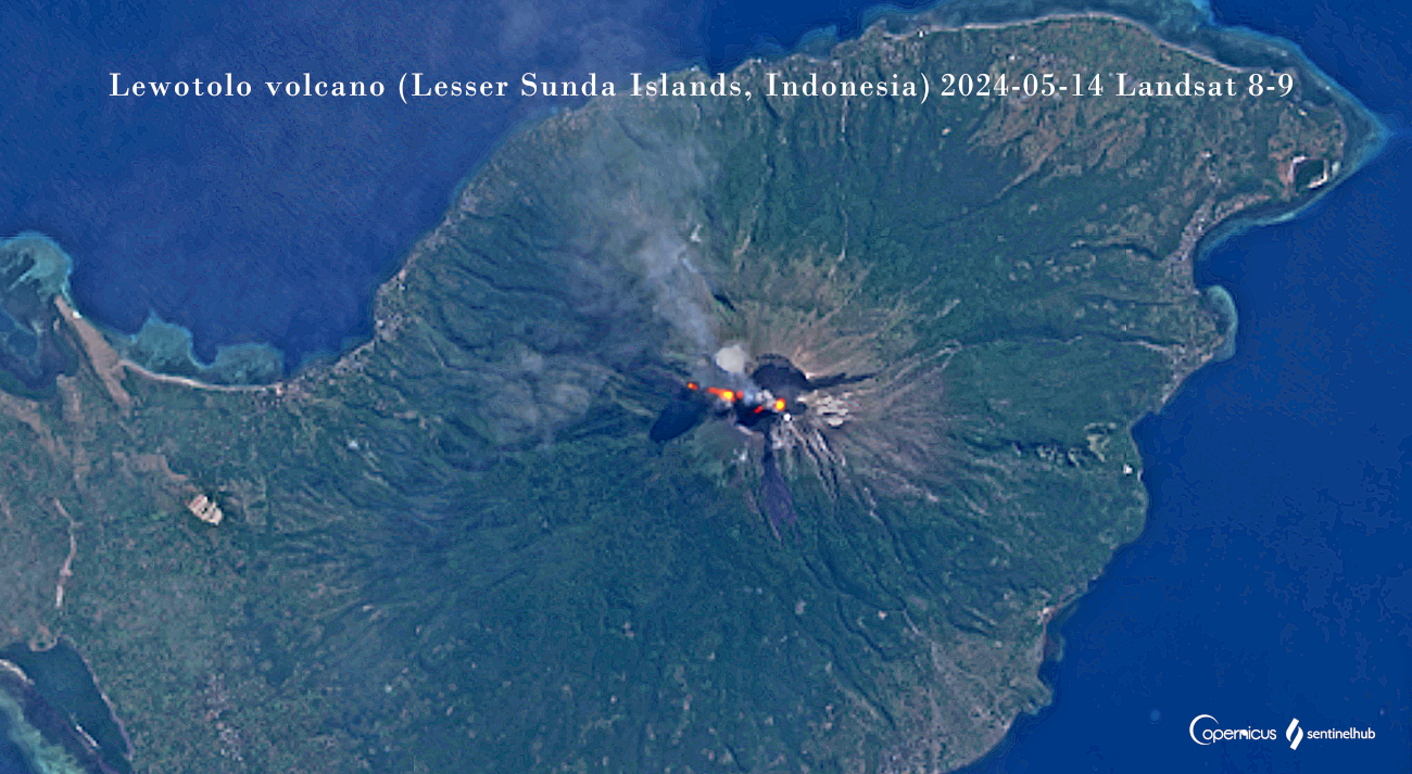 Lewotolo Volcano (Lesser Sunda Islands, Indonesia): new Lava Flow arm ...