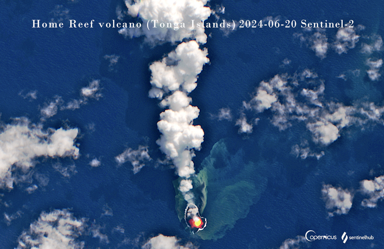 Home Reef volcano, Tonga Islands: news & activity updates ...