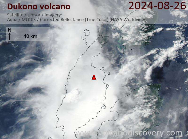 Dukono Volcano Earthquakes: Latest Quakes Past 14 Days | VolcanoDiscovery