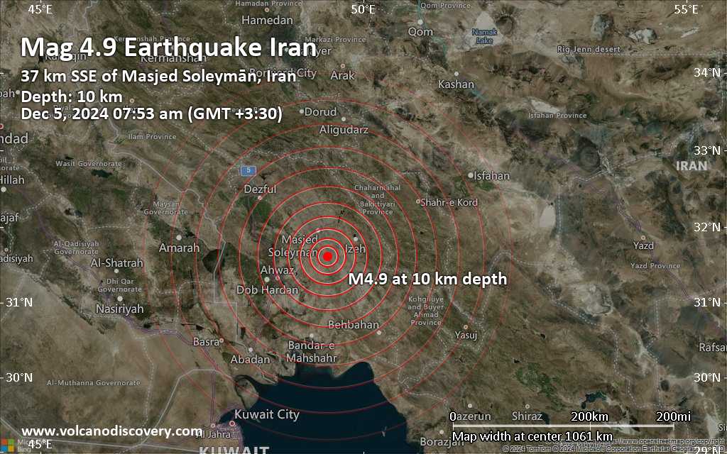 Significant Magnitude 5.8 Quake Hits 29 Miles Northwest of Santa Rosa ...