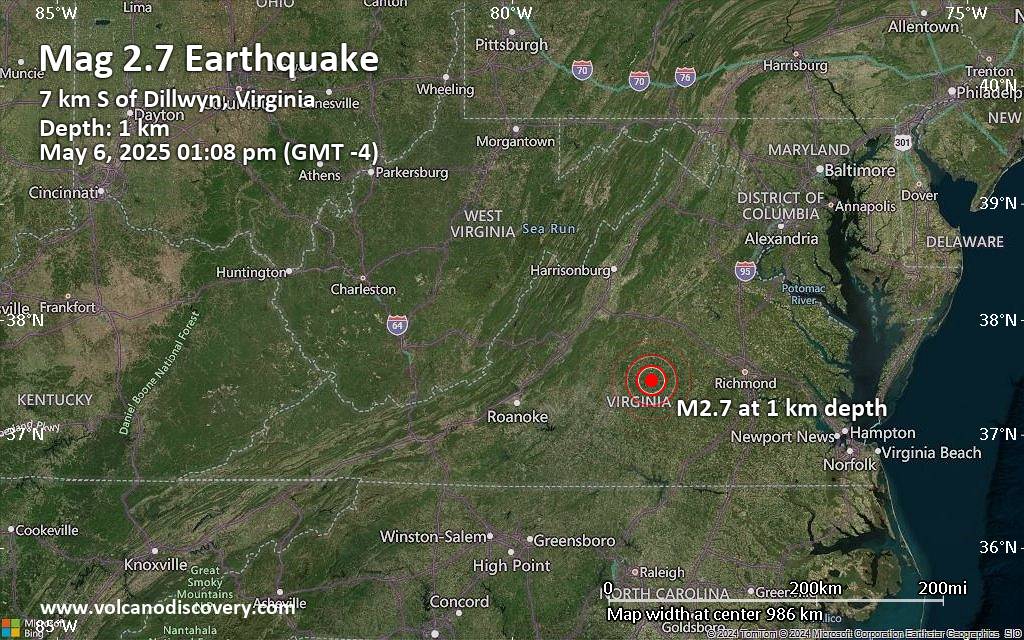 World Earthquake Report for Tuesday, 6 May 2025 | VolcanoDiscovery