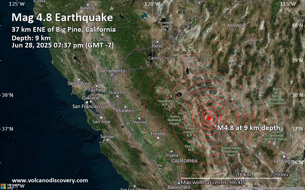 Small Magnitude 2.3 Earthquake 4 Miles Northwest of Santa Rosa ...