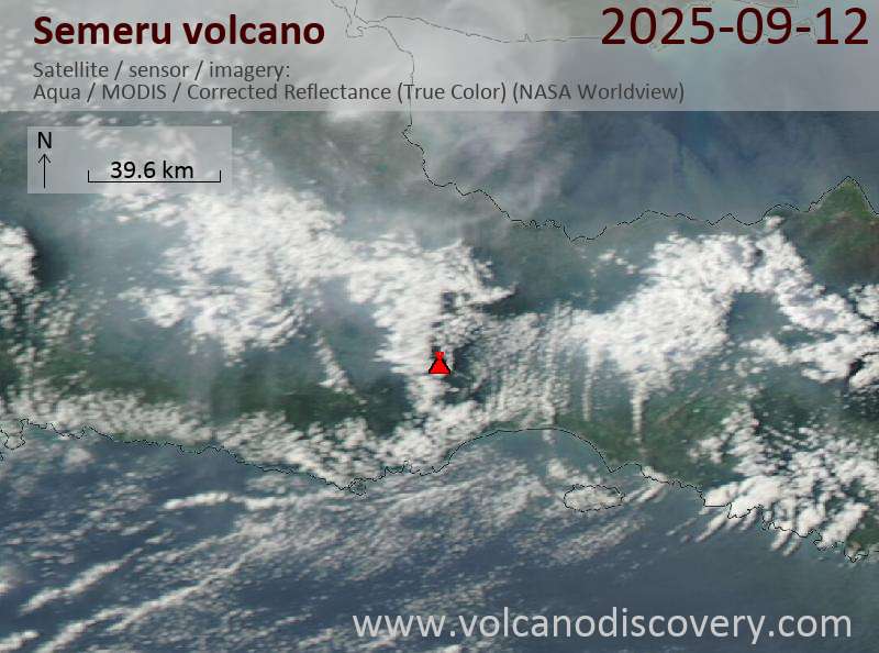 Semeru Volcano (Indonesia) Activity Update Sep 15, 2025 - Continuing ...