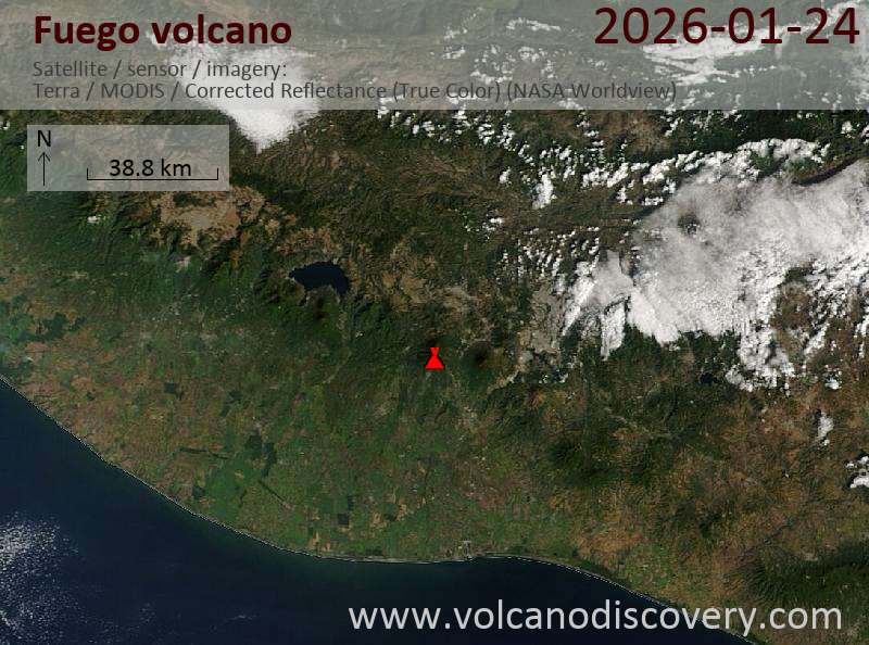 Fuego Volcano Volcanic Ash Advisory: ONGOING VA EMS | VolcanoDiscovery