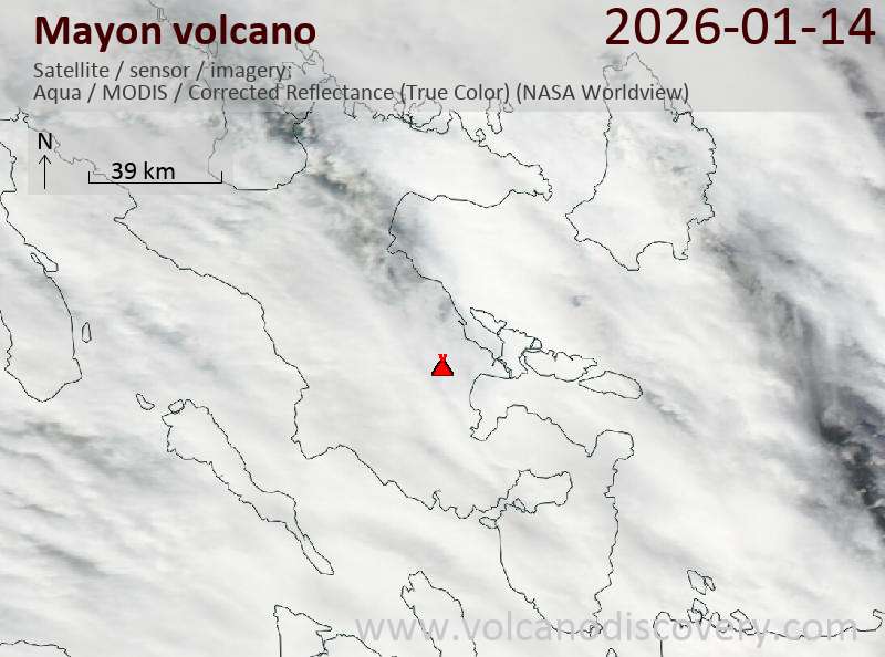 Mayon Volcano Volcanic Ash Advisory: ERUPTION AT 20260114/1149Z VA CLD ...