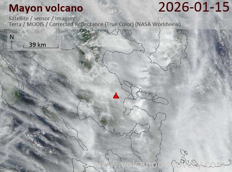 Mayon Volcano Volcanic Ash Advisory: ERUPTION AT 20260115/1625Z VA CLD ...
