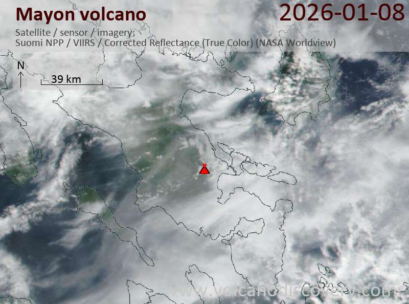 Mayon Volcano Volcanic Ash Advisory: ERUPTION AT 20260109/0025Z FL110 ...