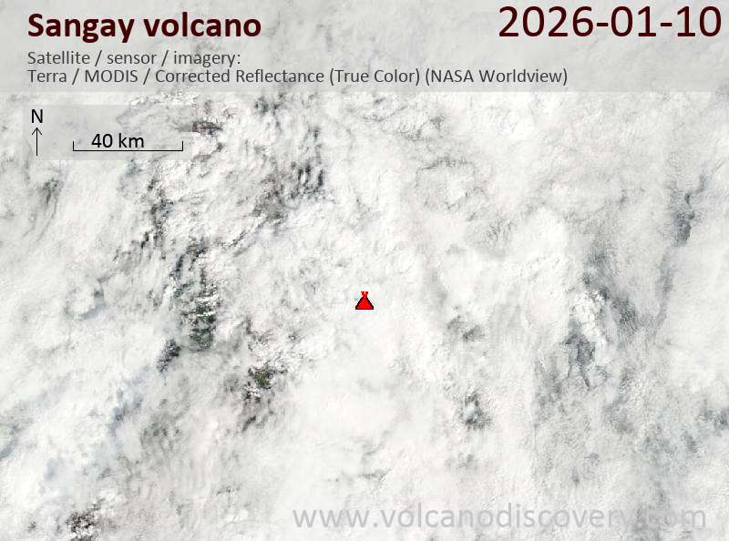 Sangay Volcano Volcanic Ash Advisory: VA EM DETECTED to 20000 ft (6100 m)