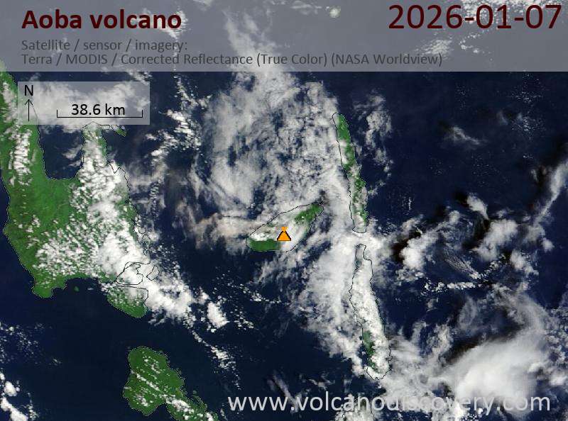 Aoba Volcano Volcanic Ash Advisory: ERUPTION AT 20260106/2000Z ...