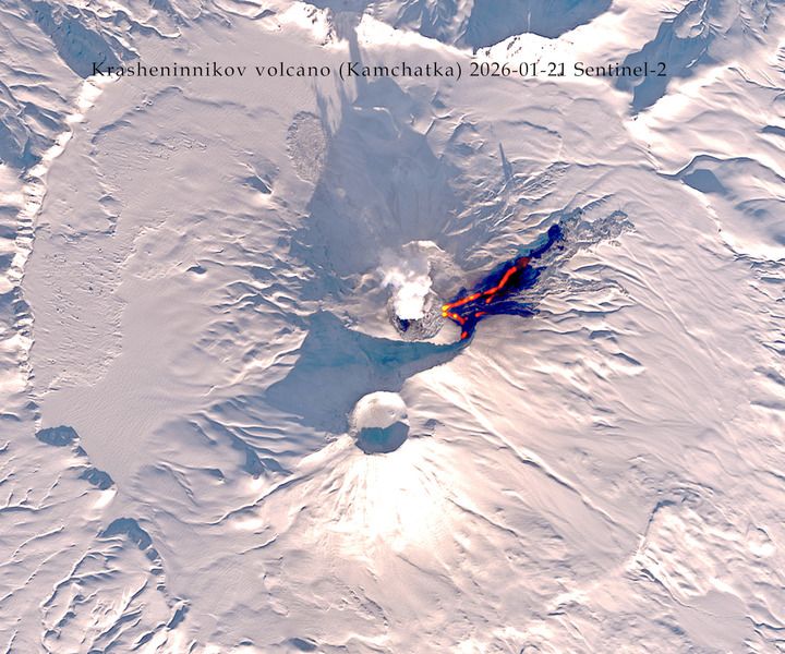 Krasheninnikov Volcano (Kamchatka): Lava Remains Active | VolcanoDiscovery