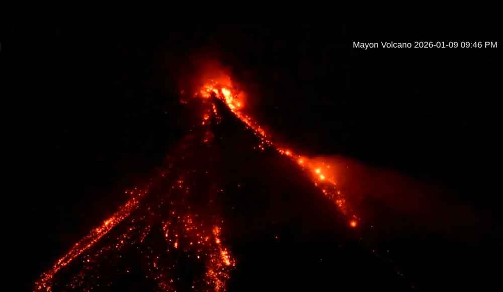 Mayon Volcano (Philippines): Continuous Glowing Avalanches as Eruption ...