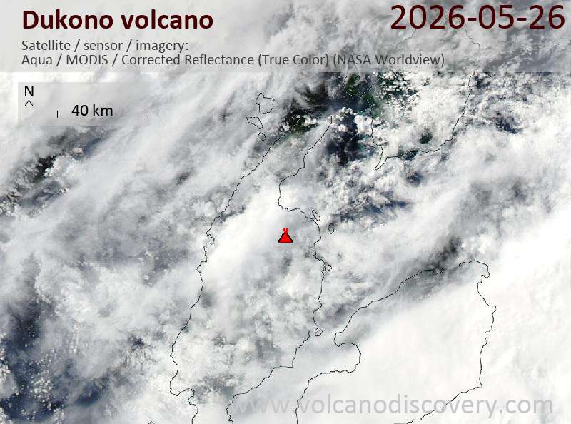 Dukono Volcano Volcanic Ash Advisory: VA REPORTED TO FL070 MOV E AT 26 ...