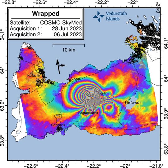 Reykjanes peninsula, Iceland: volcanic seismic crisis July 2023 updates